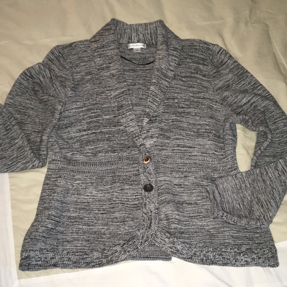 croft & barrow | Sweaters | Croft Barrow Shawl Collar Tweed Knit ...